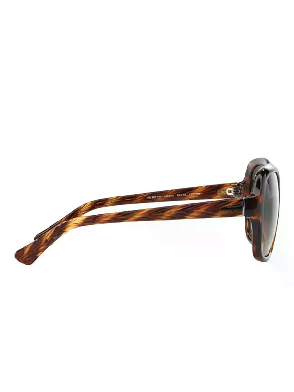 VOGUE EYEWEAR Striped Havana Sunglasses