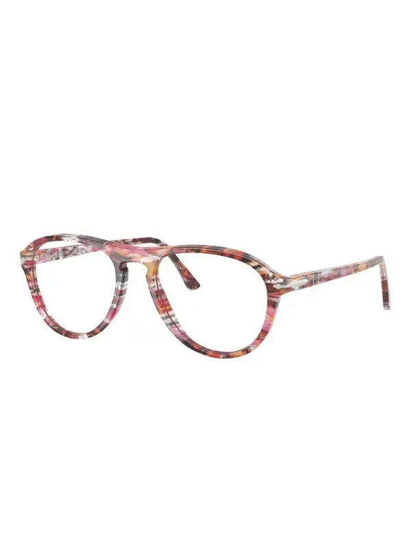 Persol Geometric-frame Eyeglasses - Red