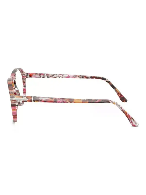 Persol Geometric-frame Eyeglasses - Red