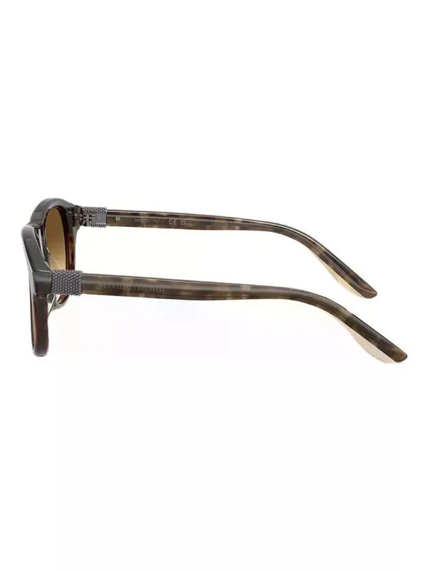 Brunello Cucinelli Tortoiseshell Sunglasses