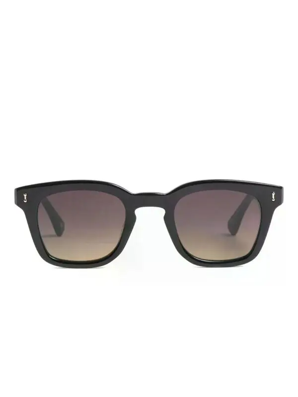 PETER AND MAY Son Square-frame Sunglasses - Black