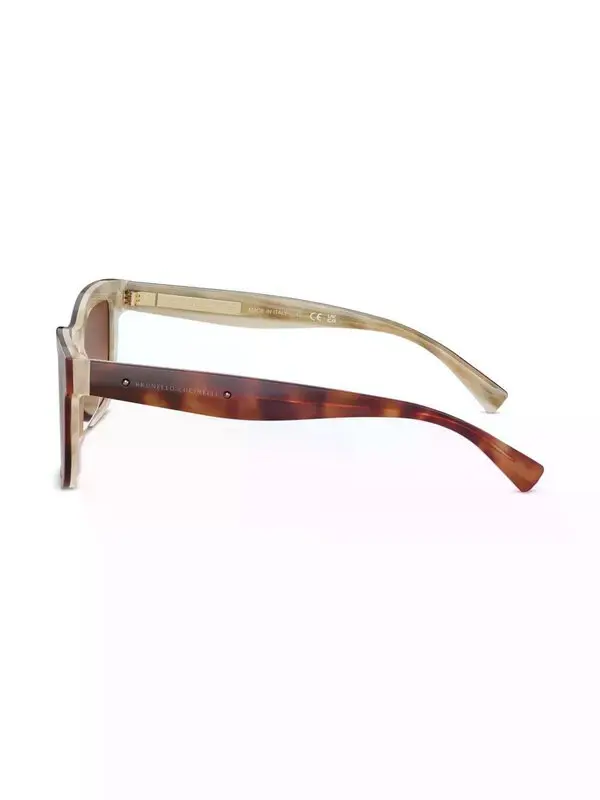 Brunello Cucinelli Square-frame Sunglasses