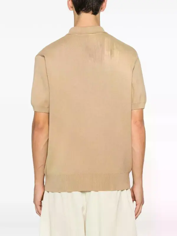 Lacoste Striped Short-sleeve Knitwear