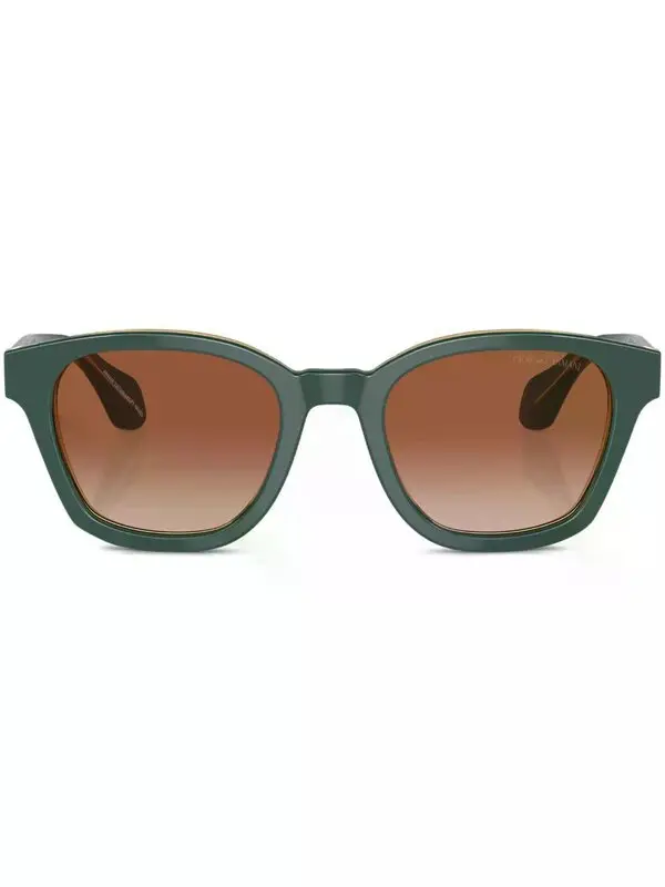 Giorgio Armani Oversize-frame Sunglasses - Green