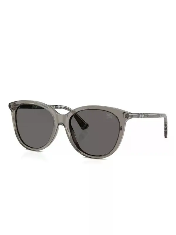 Burberry Check-pattern Geometric Sunglasses