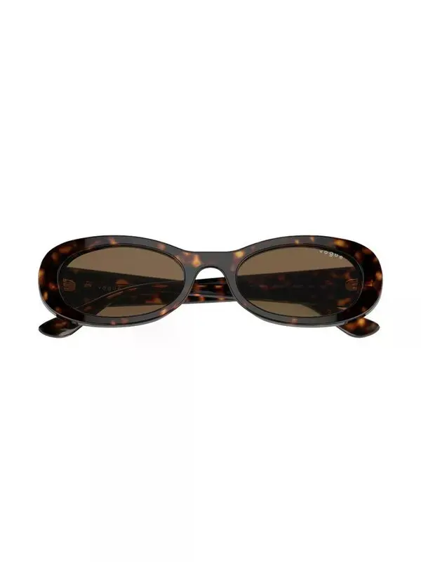 VOGUE EYEWEAR Tortoiseshell Oval Sunglasses