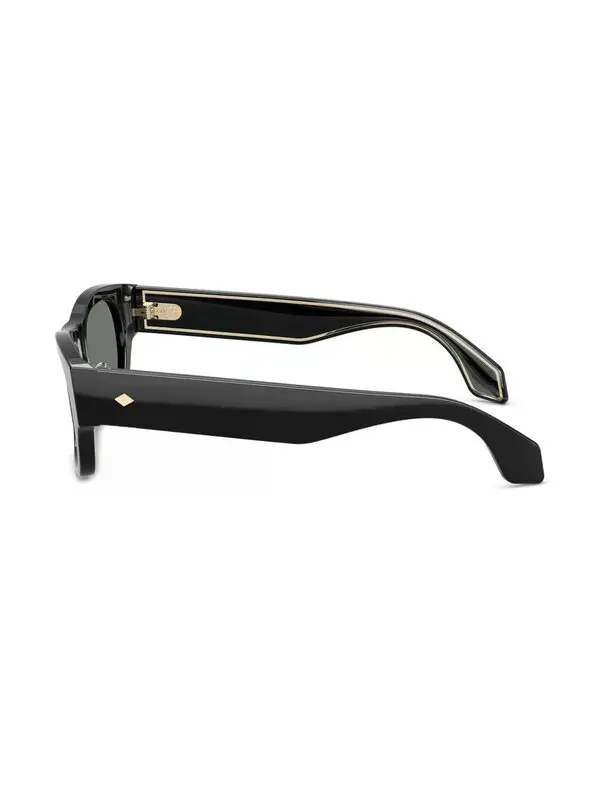 Giorgio Armani Rectangle Frame Sunglasses - Black