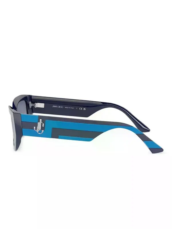 JIMMY CHOO Acetate Rectangle Sunglasses