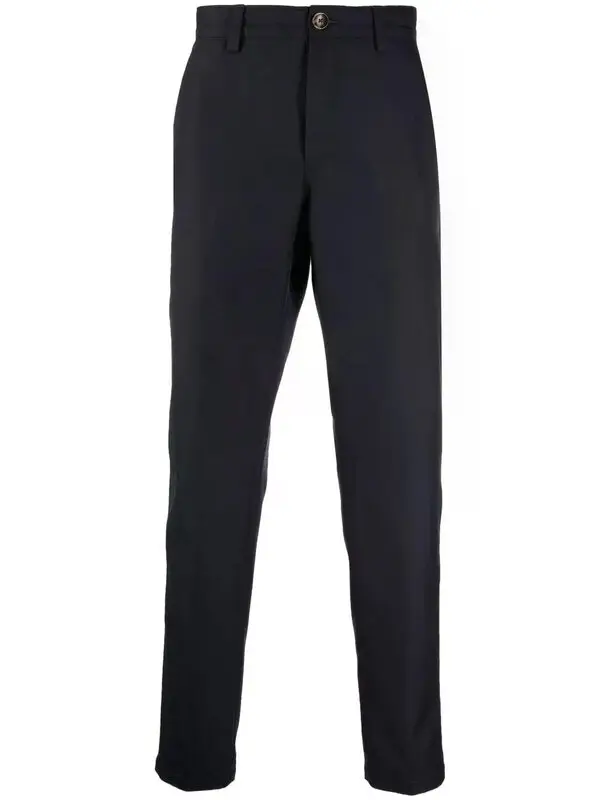 PT TORINO Mid-rise Tapered Trousers - Blue