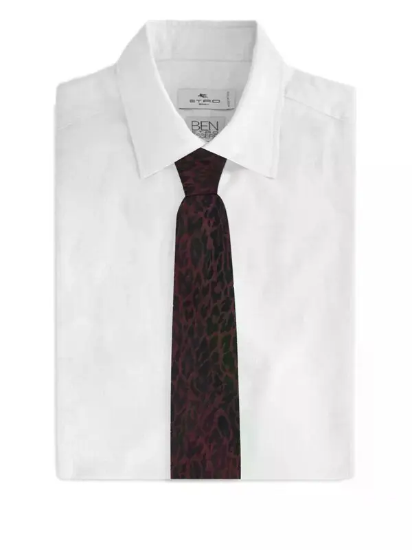 Etro Silk Neck Tie - Black