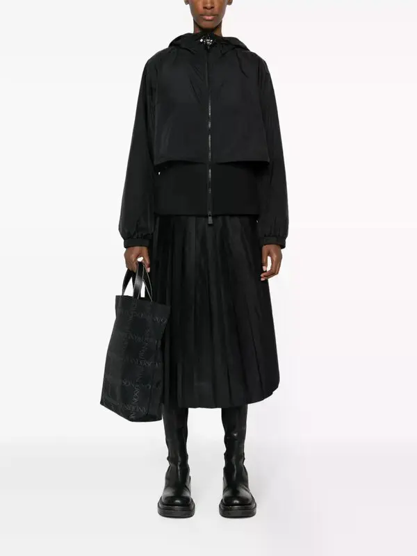Moncler Layered Hooded Jacket