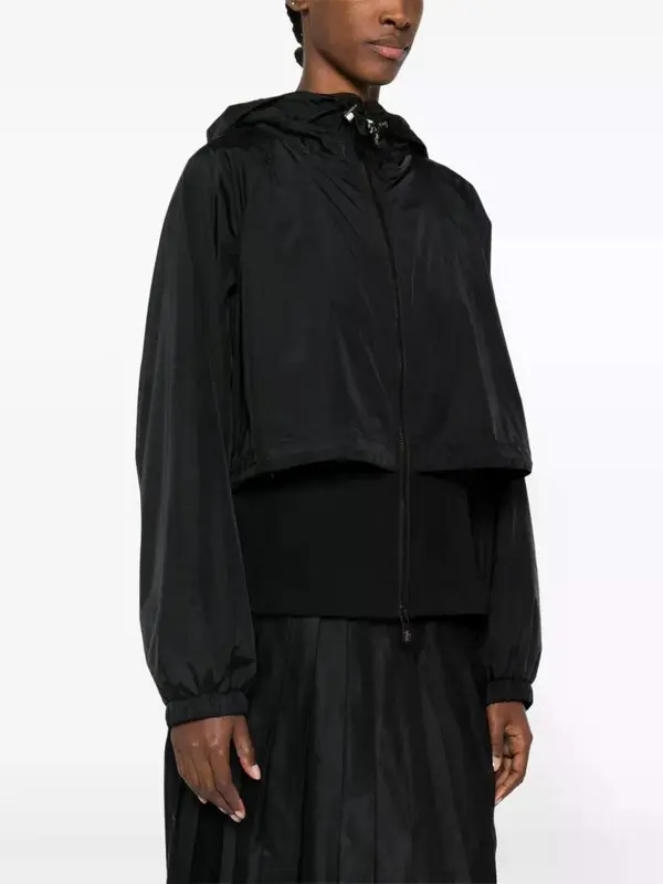 Moncler Layered Hooded Jacket