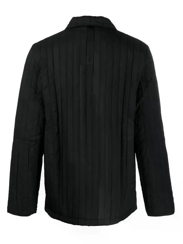 Rains Quilted Button-front Shirt Jacket