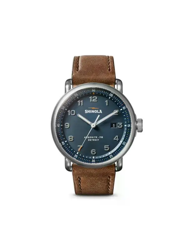 Shinola Canfield 43mm Bracelet Watch - Blue