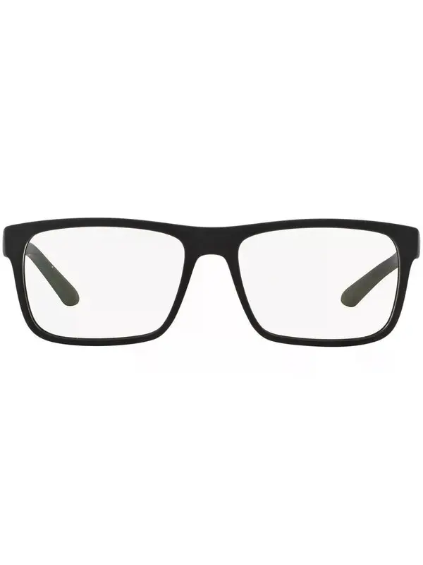 Giorgio Armani Rectangular Eyeglasses - Black