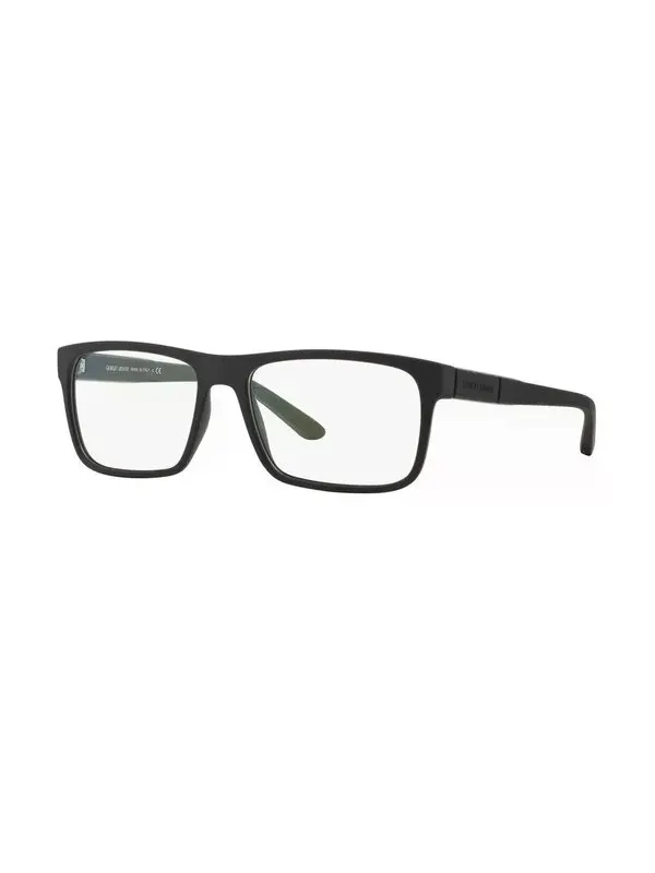 Giorgio Armani Rectangular Eyeglasses - Black