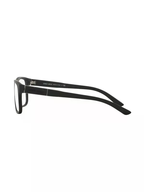 Giorgio Armani Rectangular Eyeglasses - Black