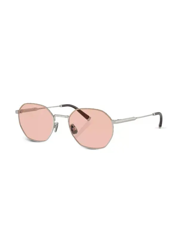 Brunello Cucinelli Hexagonal-frame Sunglasses