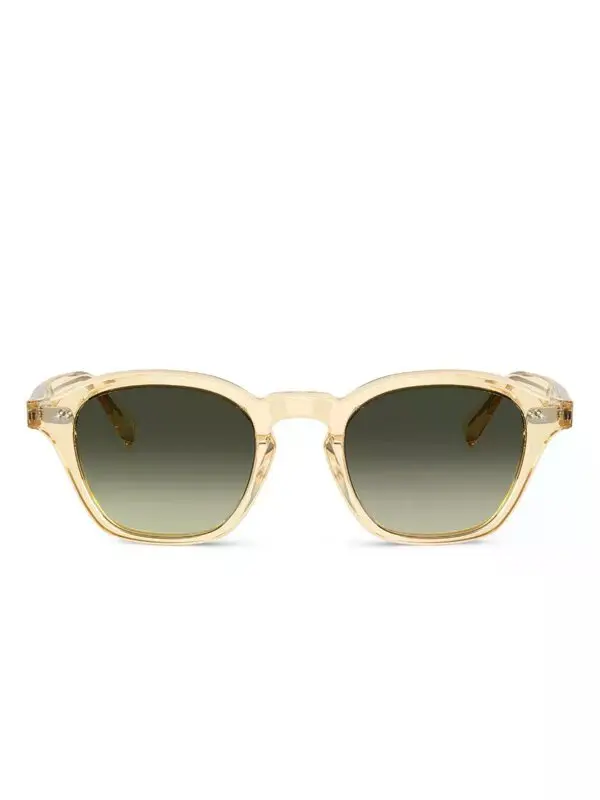 Oliver Spencer Eyles Round-frame Sunglasses - Brown