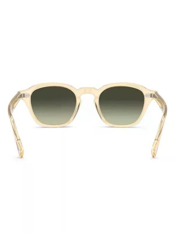 Oliver Spencer Eyles Round-frame Sunglasses - Brown