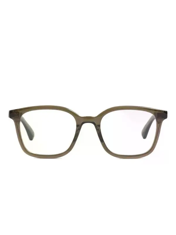 PETER AND MAY Jeanette Square-frame Glasses - Green