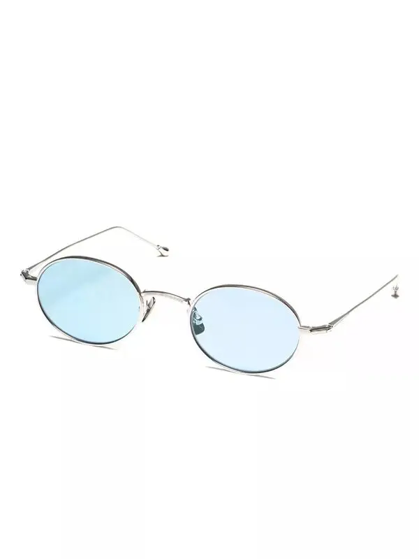 PETER AND MAY Oval-frame Sunglasses