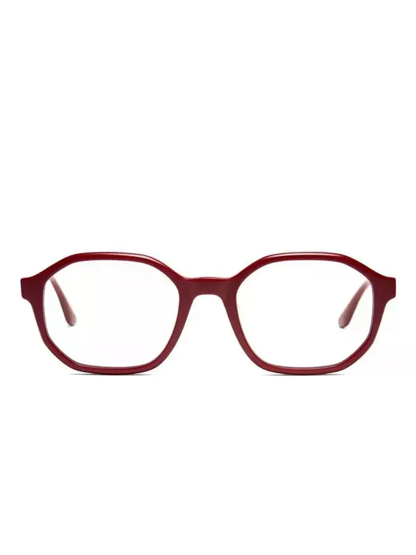 PETER AND MAY Peter & May Walk Geometric-frame Glasses - Red