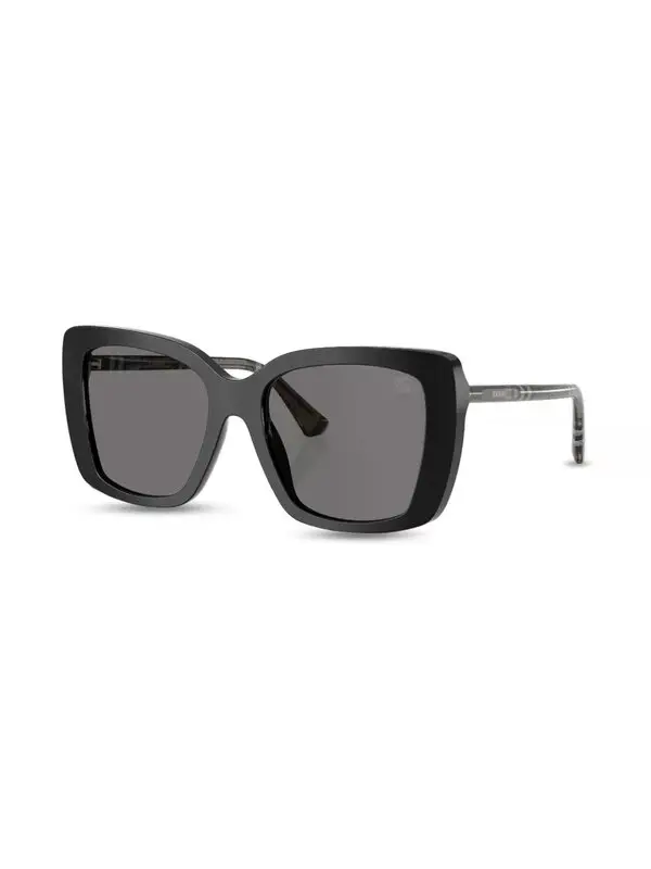 Burberry Vintage Check Square Frame Sunglasses