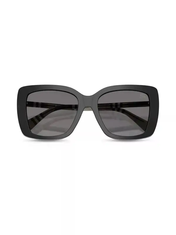 Burberry Vintage Check Square Frame Sunglasses