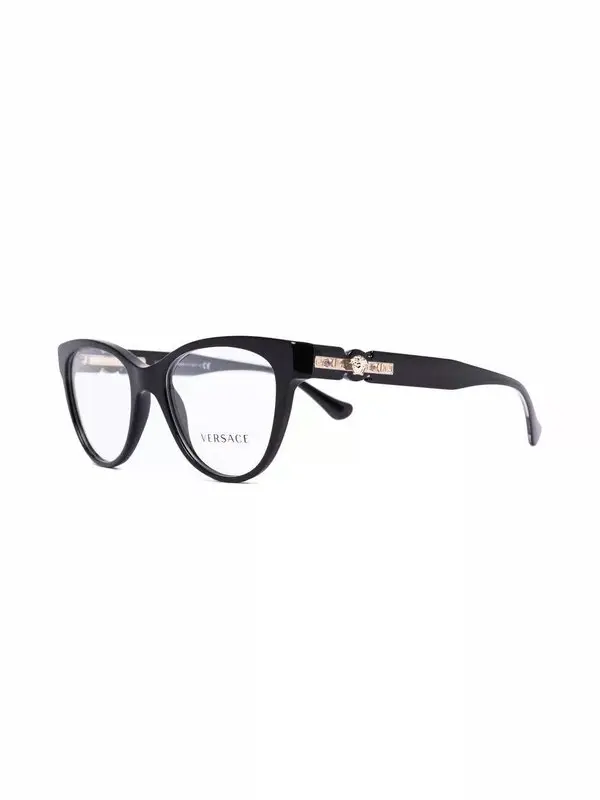 Versace Logo Cat-eye Glasses