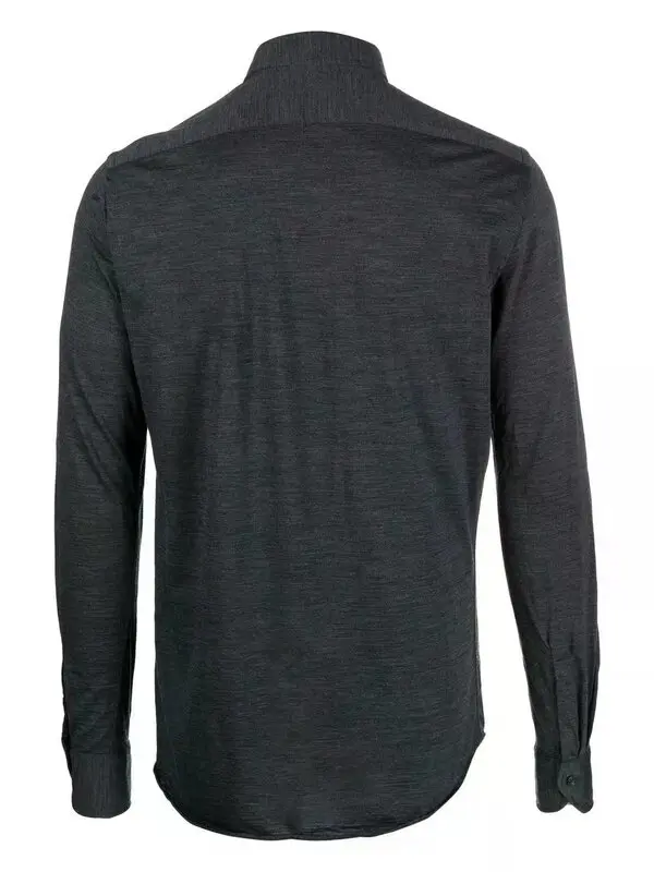 DELL'OGLIO Long-sleeve Wool Shirt
