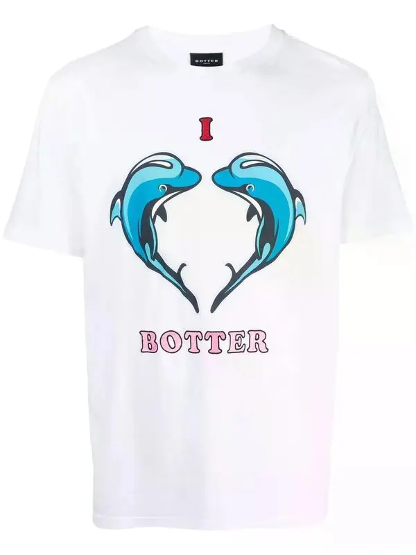 BOTTER Logo-print Organic Cotton T-shirt - White