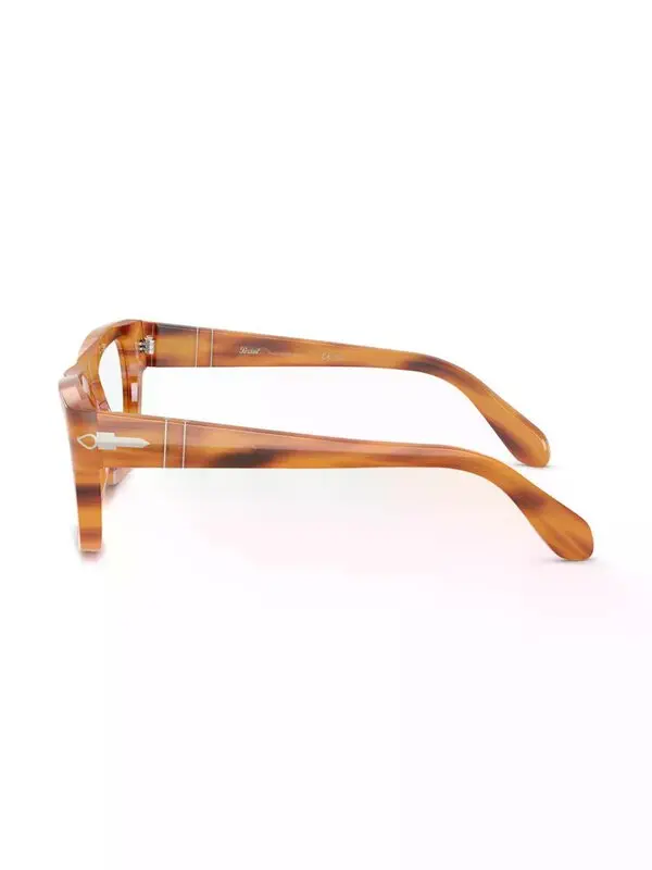 Persol Striped Square Glasses