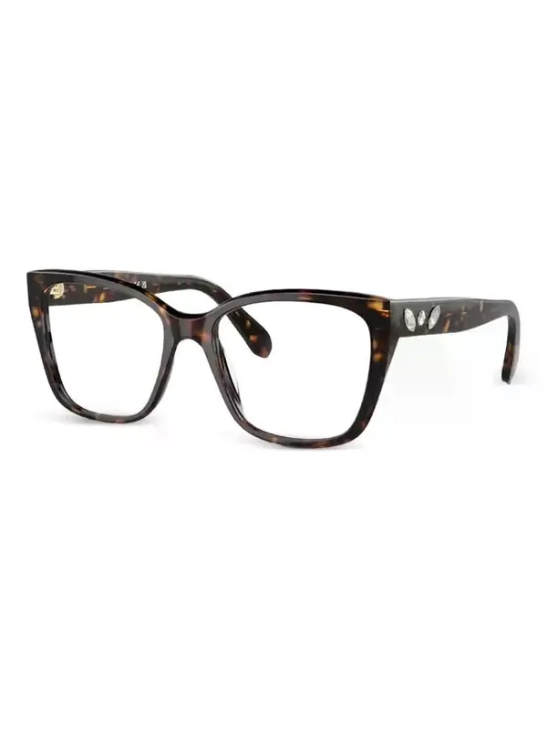 SWAROVSKI Crystal-embellished Square Frame Glasses