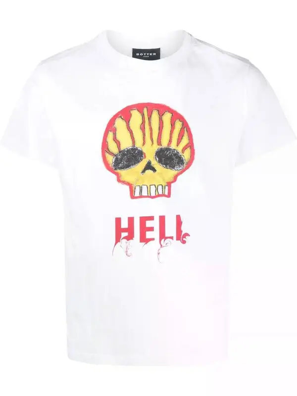 BOTTER Skull-print Short-sleeve T-shirt - White