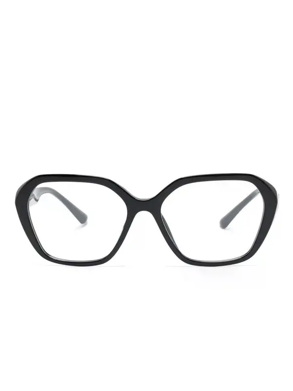JIMMY CHOO Hexagonal Eyeglasses - Black