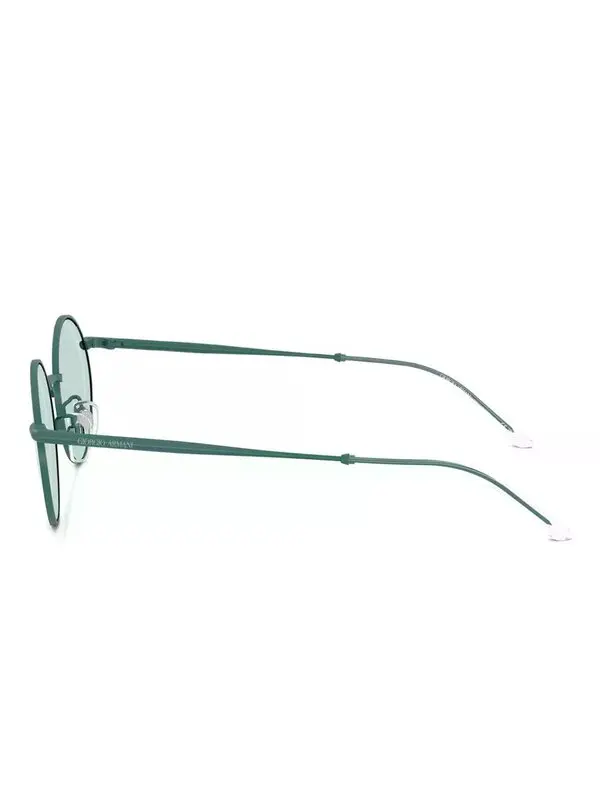 Giorgio Armani Oval-frame Metal Sunglasses