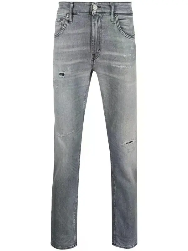 DEPARTMENT 5 Distressed Slim-leg Jeans