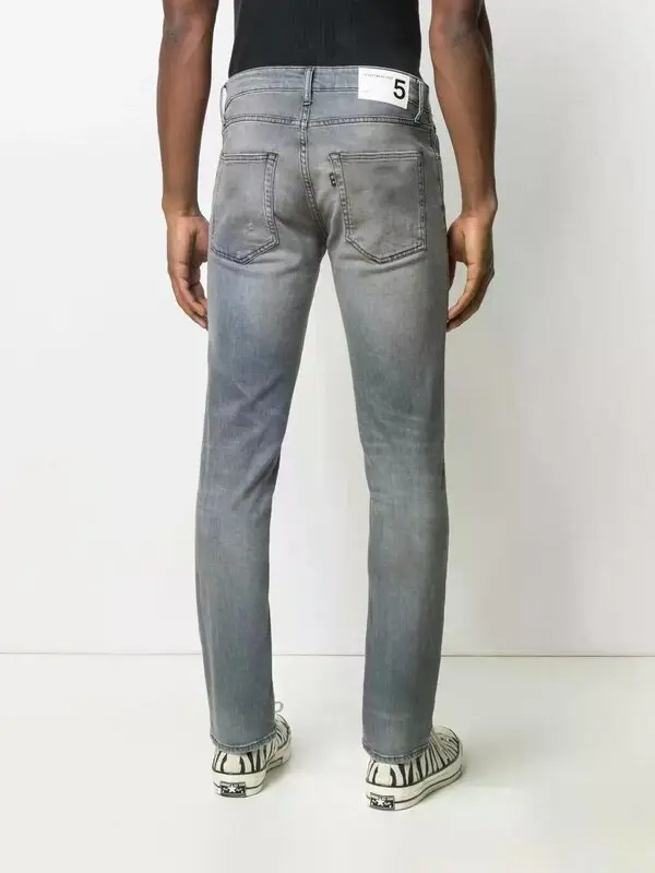 DEPARTMENT 5 Distressed Slim-leg Jeans