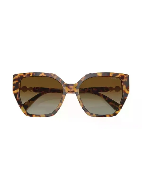 SWAROVSKI Tortoiseshell-effect Cat-eye Sunglasses