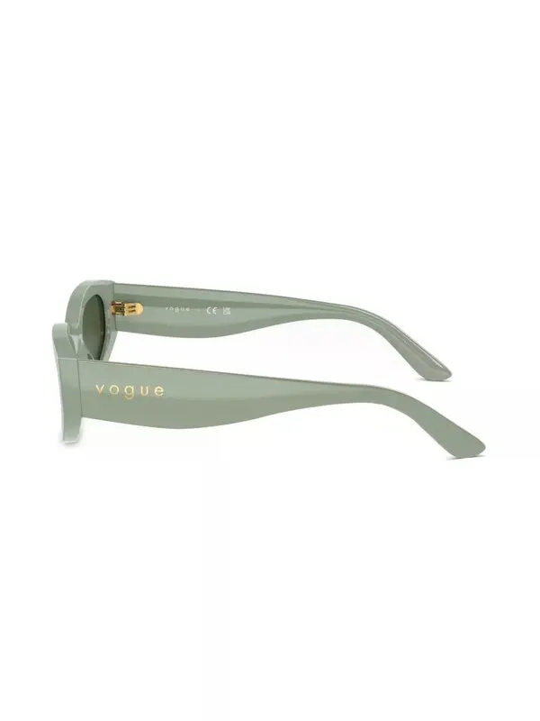VOGUE EYEWEAR Logo-print Oval Sunglasses