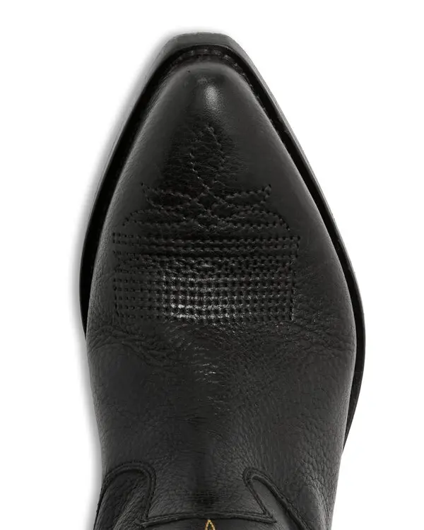 GOLDEN GOOSE Wish Star Western Boots - Black