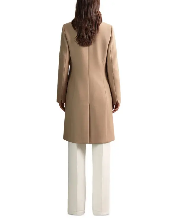 REISS Wool-blend Mid-length Coat - Camel