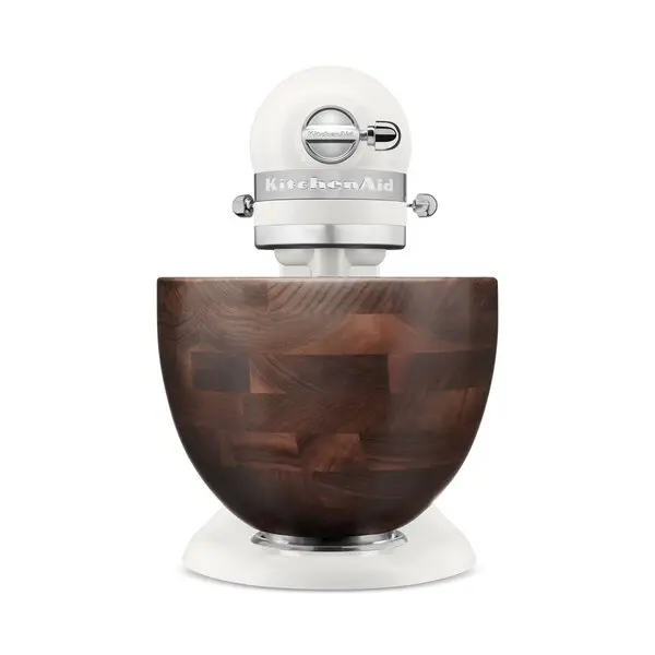 KITCHENAID Artisan Series 5 Quart Tilt Head Stand Mixer With Walnut Wood Bowl