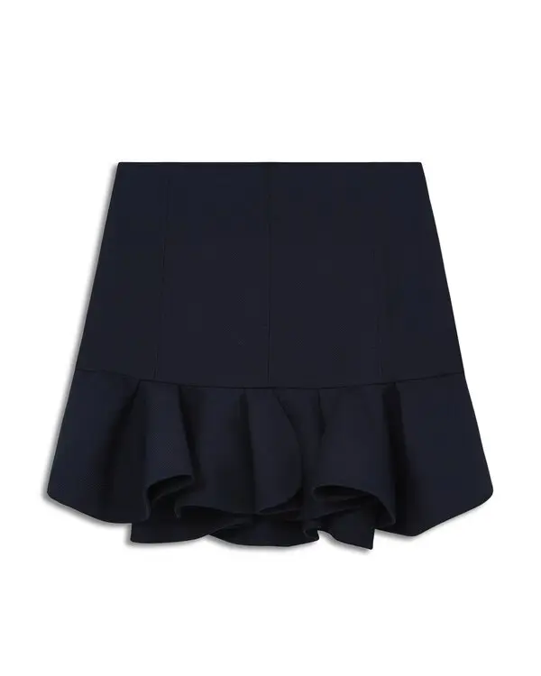 REISS Robin Ruffled Skirt