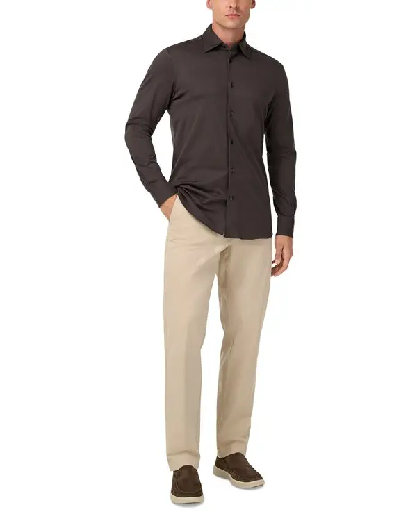 Boggi Milano Cotton & Silk Regular Fit Shirt