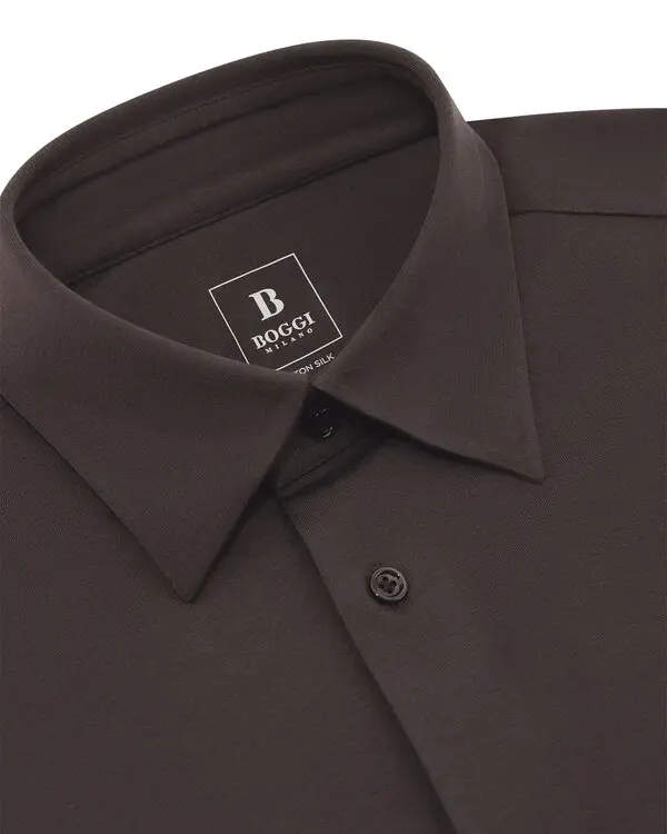 Boggi Milano Cotton & Silk Regular Fit Shirt
