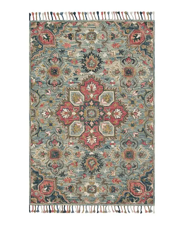 LOLOI Zharah Zr-13 Area Rug 7'9x9'9 - Light/blue
