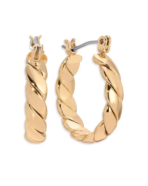 Ettika Textured Mini Hoop Earrings - Gold