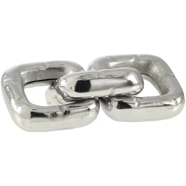 SURYA Sherman Decorative Sculpture - Silver
